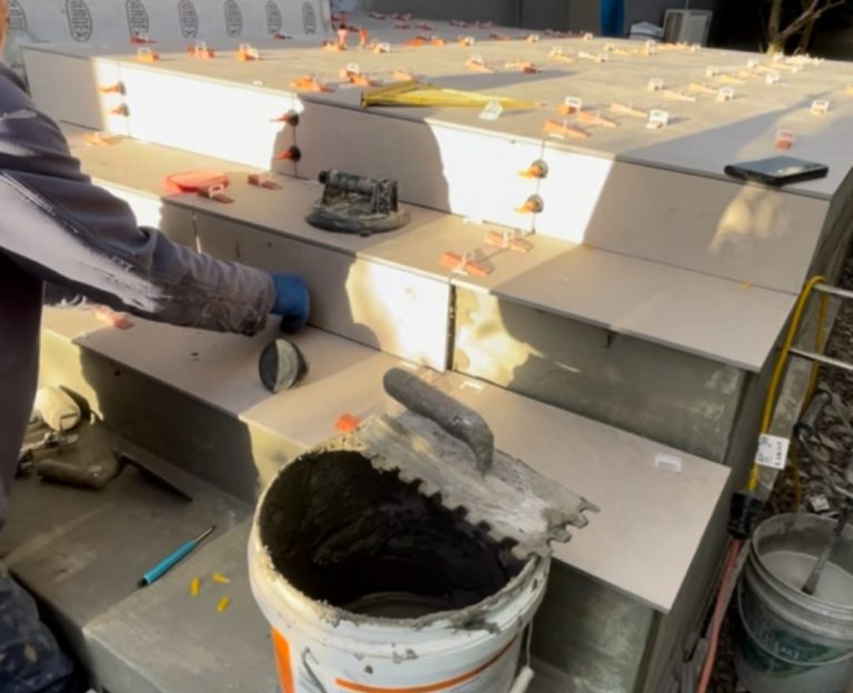 Residential Application of ARDEX WPM 1000 - WeldTec® Undertile Sheet ...