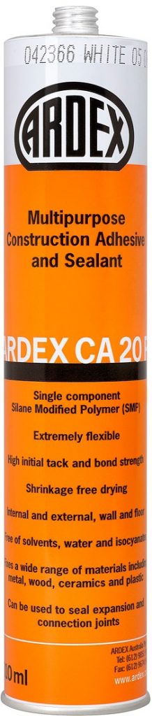 ARDEX CA 20 P - Construction Adhesive & Sealant - ARDEX New Zealand